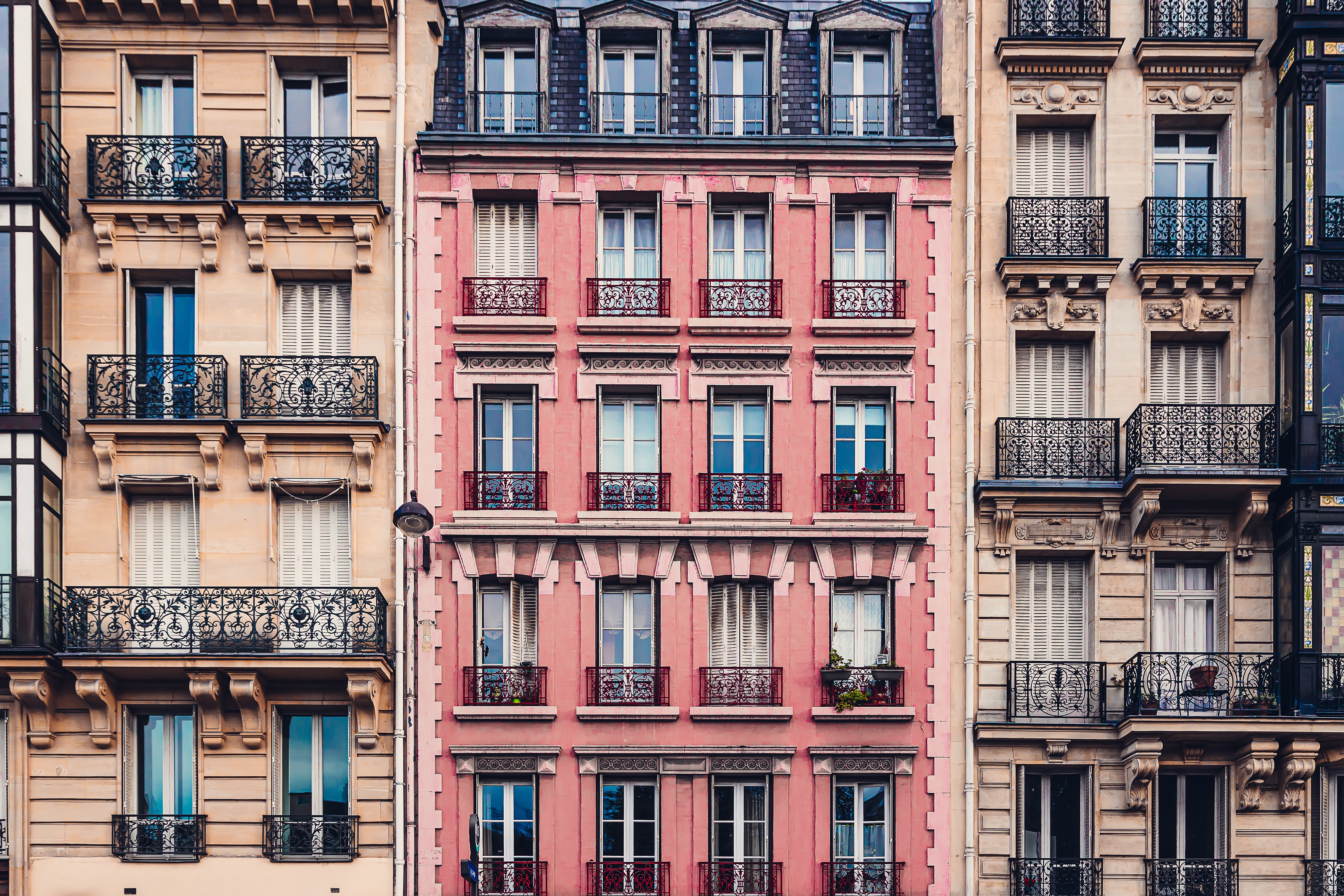 Old Paris Building Facades